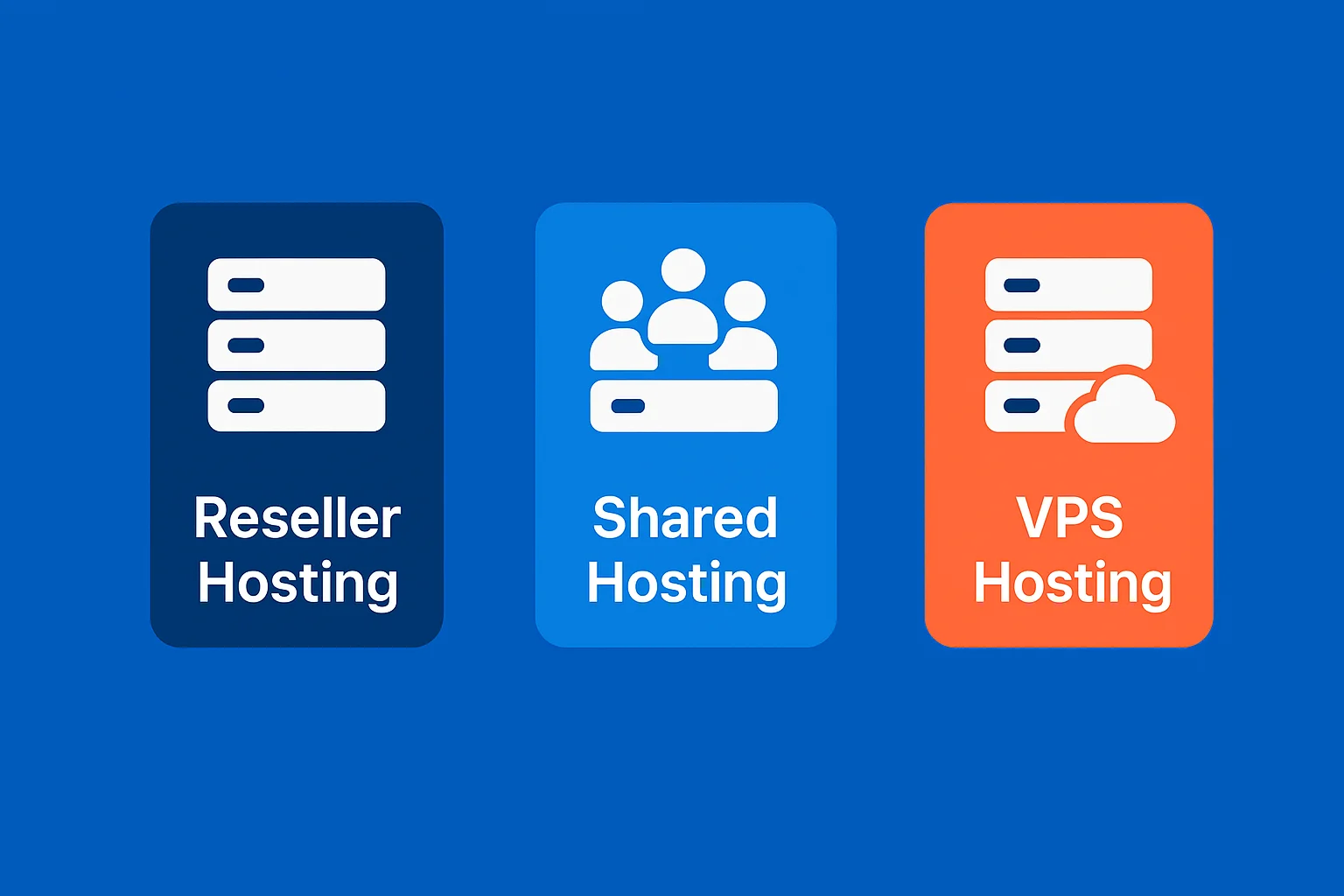 Perbedaan Reseller vs Shared vs VPS Hosting — Penasihat Hosting